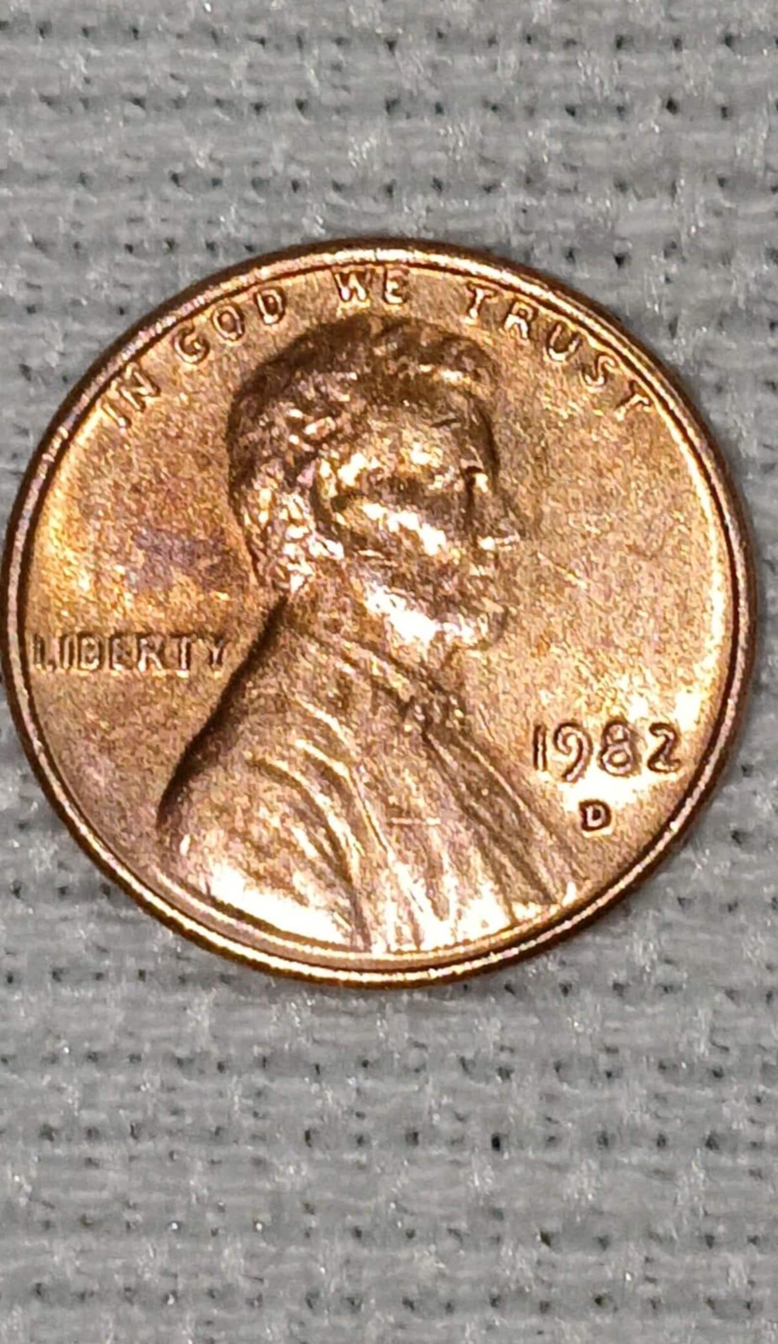 1982-D Liberty Penny Coin With Multiple Errors - Etsy