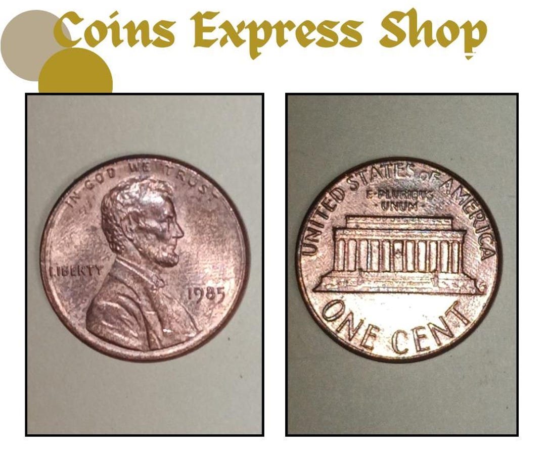 1985 Penny "double Whammy" Error in Lyrics "es of Am" - Etsy