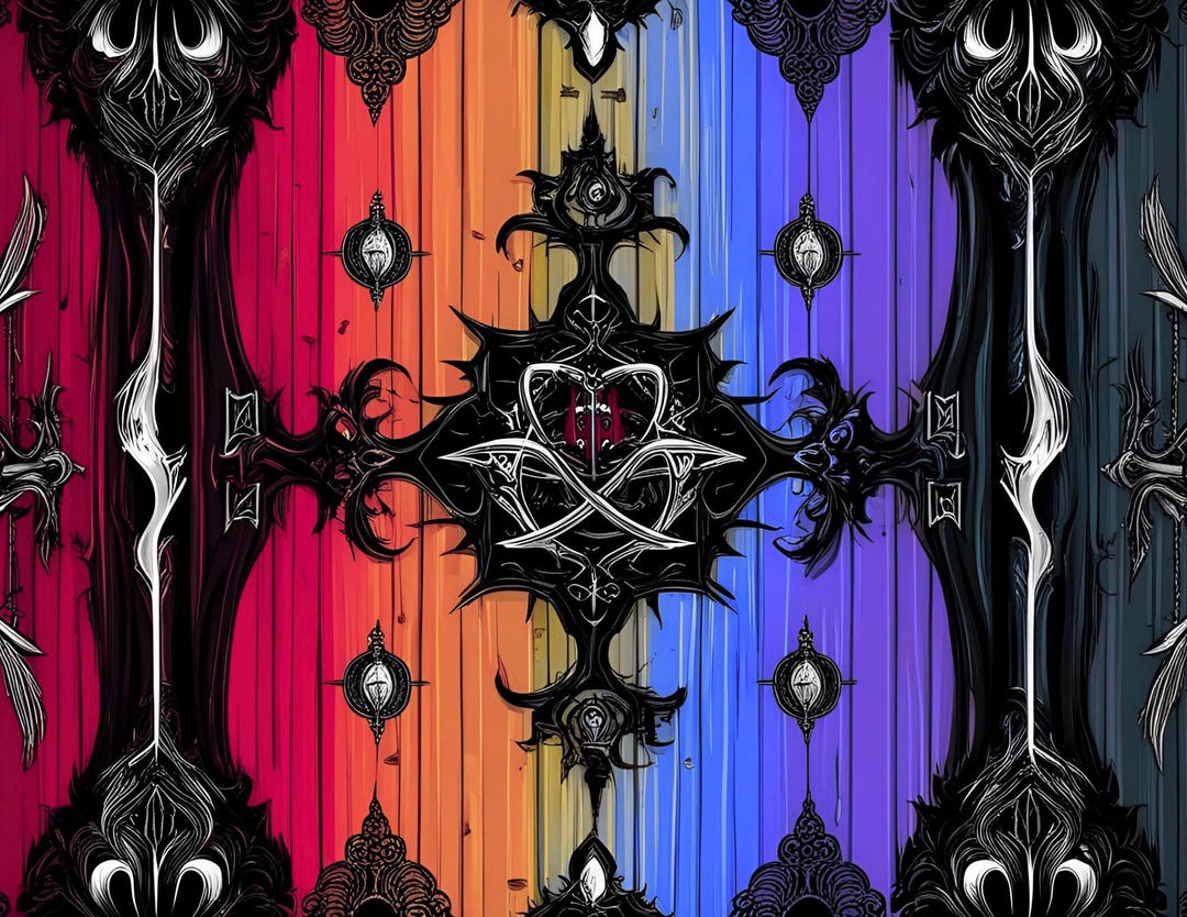 Gothic Digital Prints High Quality Goth Art Frameable Art Skull Prints ...