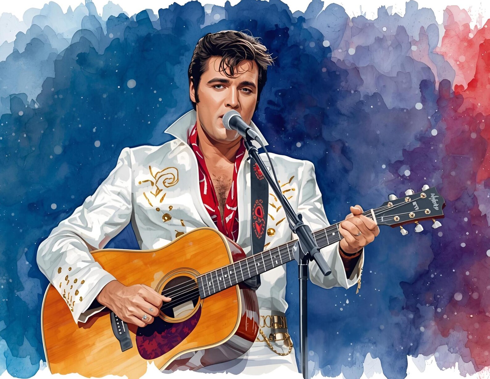 Elvis Presley Digital Art Prints, Hollywood Decor,junk Journals, Print ...
