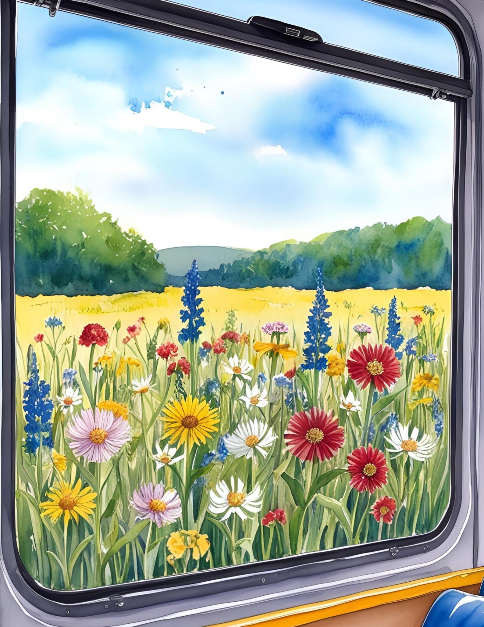 View From My Window- Colorful, High-quality Digital Prints, Landscape ...