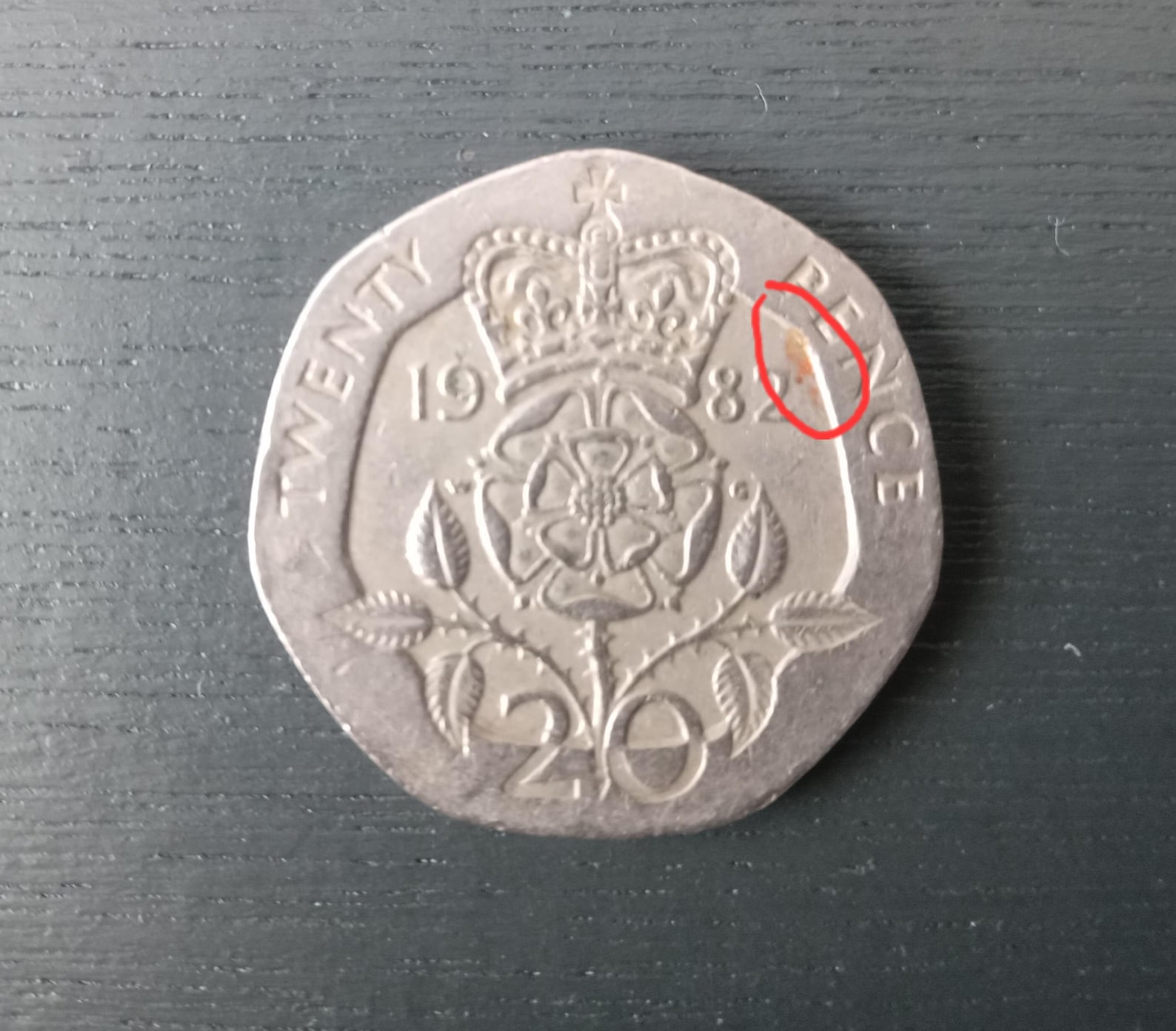 Rare UK 1982 20p Coin - Etsy