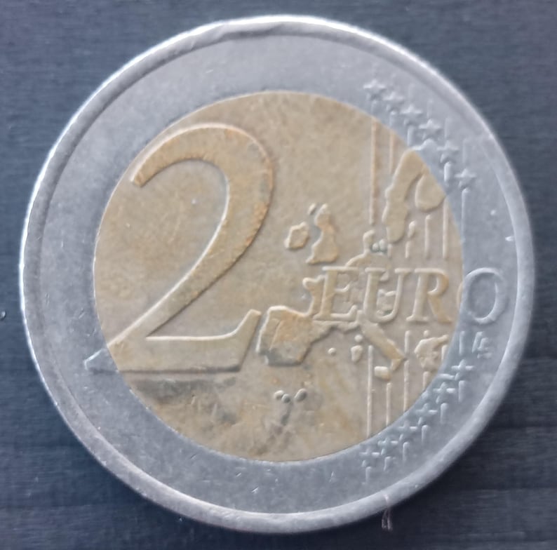 Extremely Rare Austria 2002 2 Euro Coin - Etsy