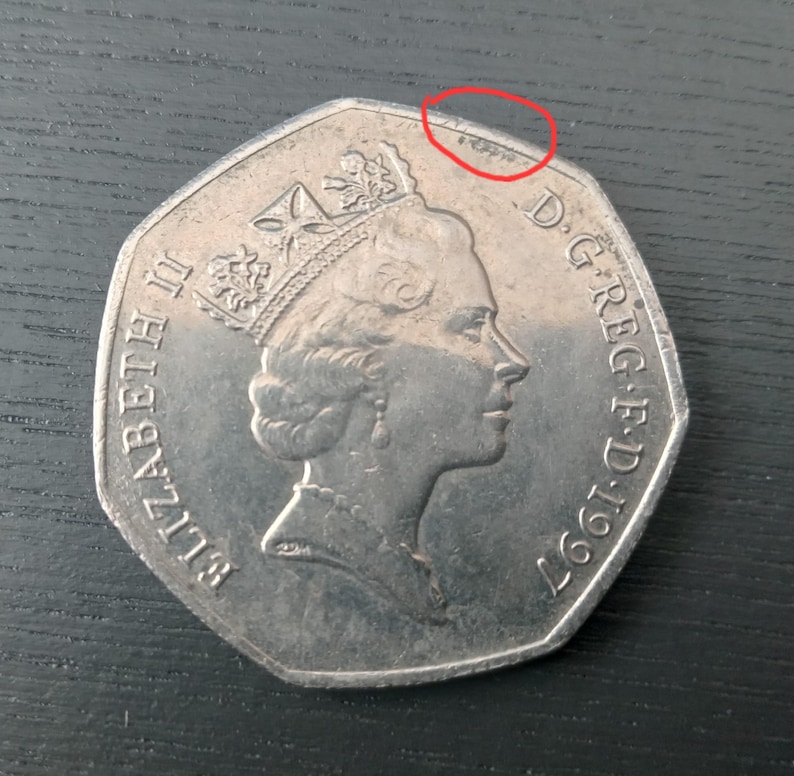 Extremely Rare 1997 UK 50p Coin - Etsy UK