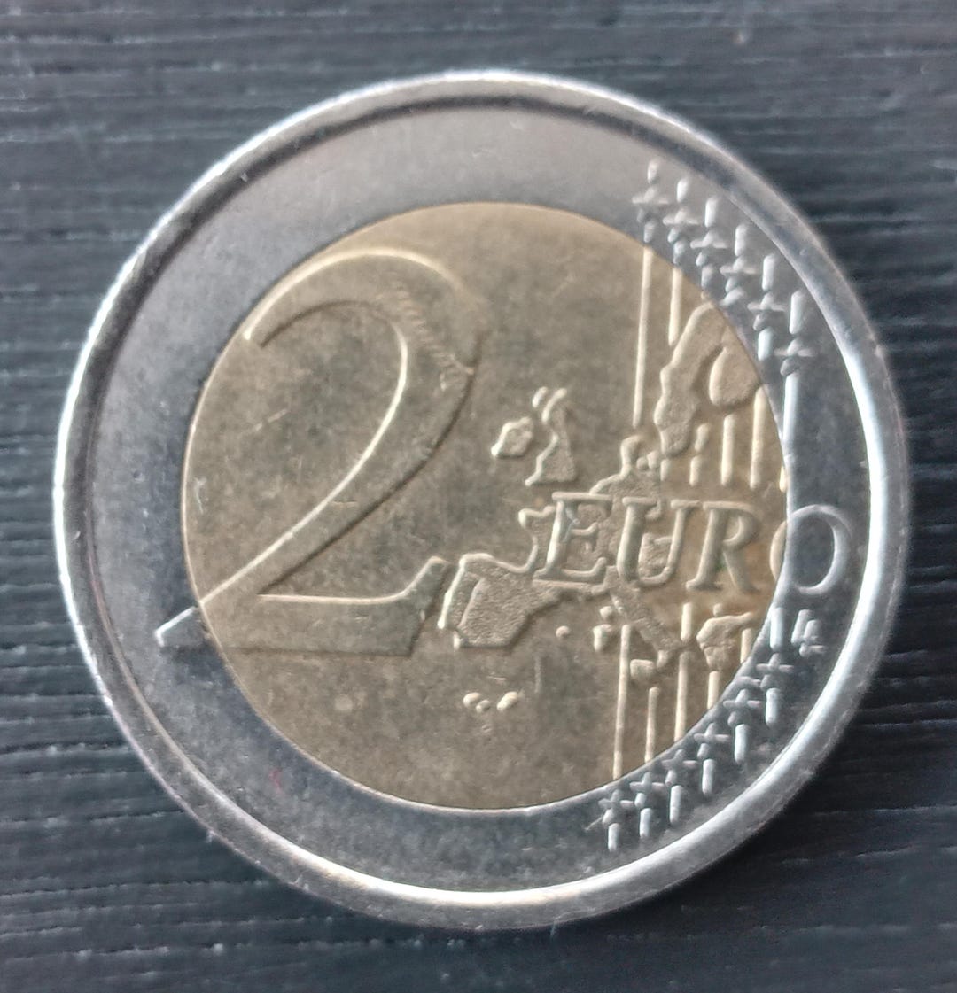 Rare Portuguese 2002 2 Euro Coin - Etsy