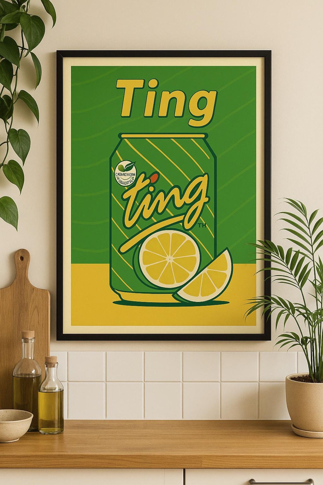 Ting Poster/digital Wall Art - Jamaican Culture/uk Culture/black ...