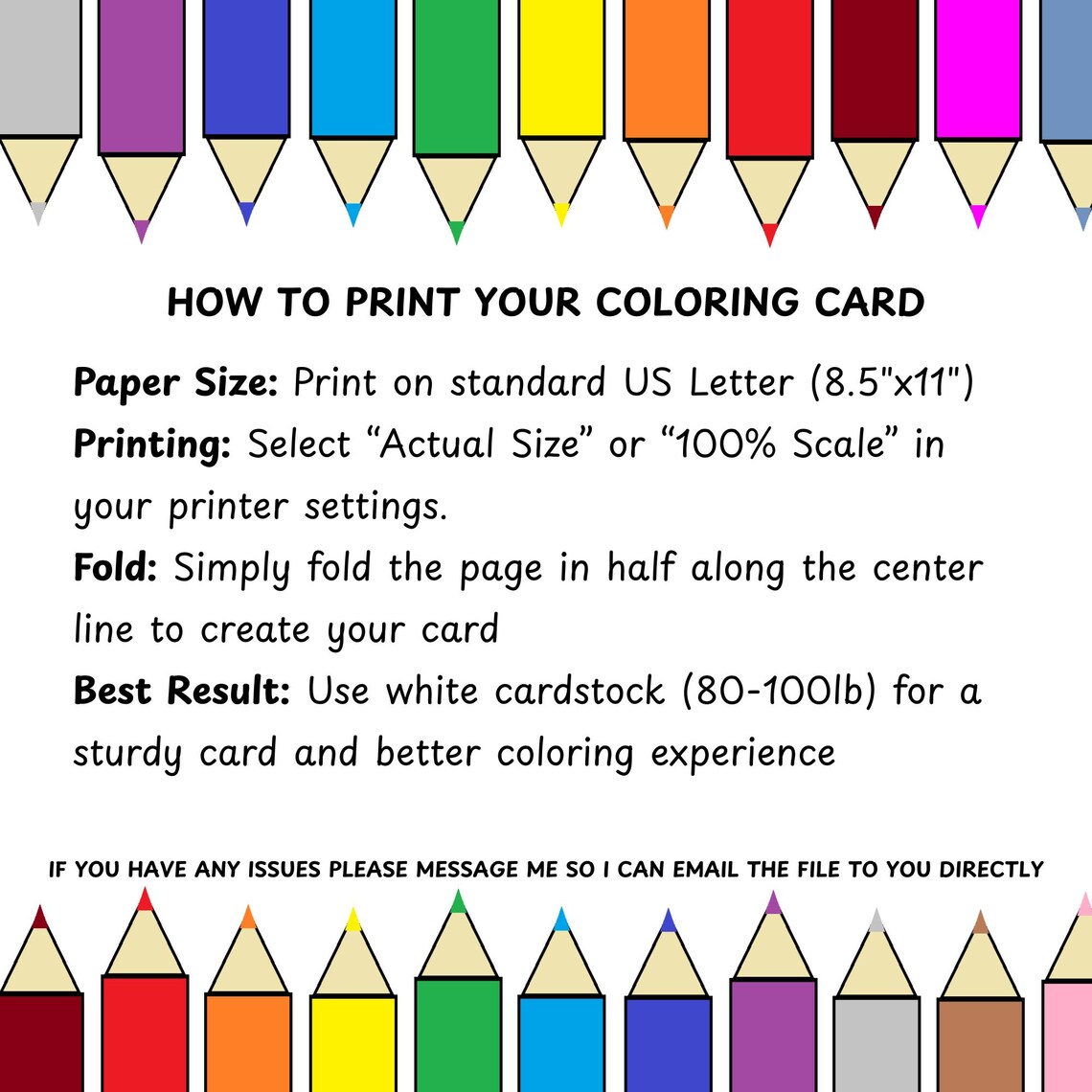 Printable Father's Day Card for Kids to Color | Foldable DIY Card for ...
