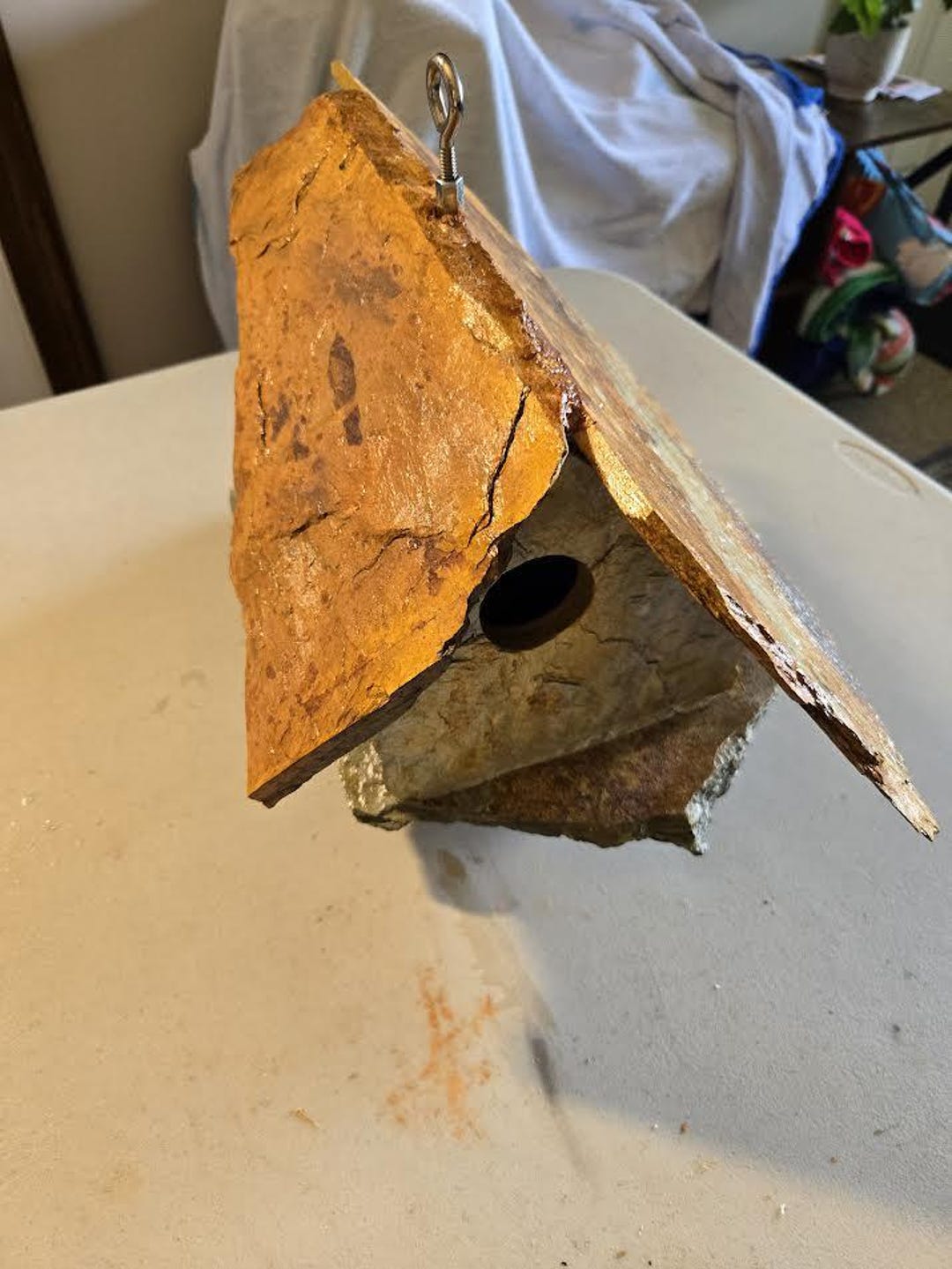 Custom Crafted Stone Birdhouse - Etsy