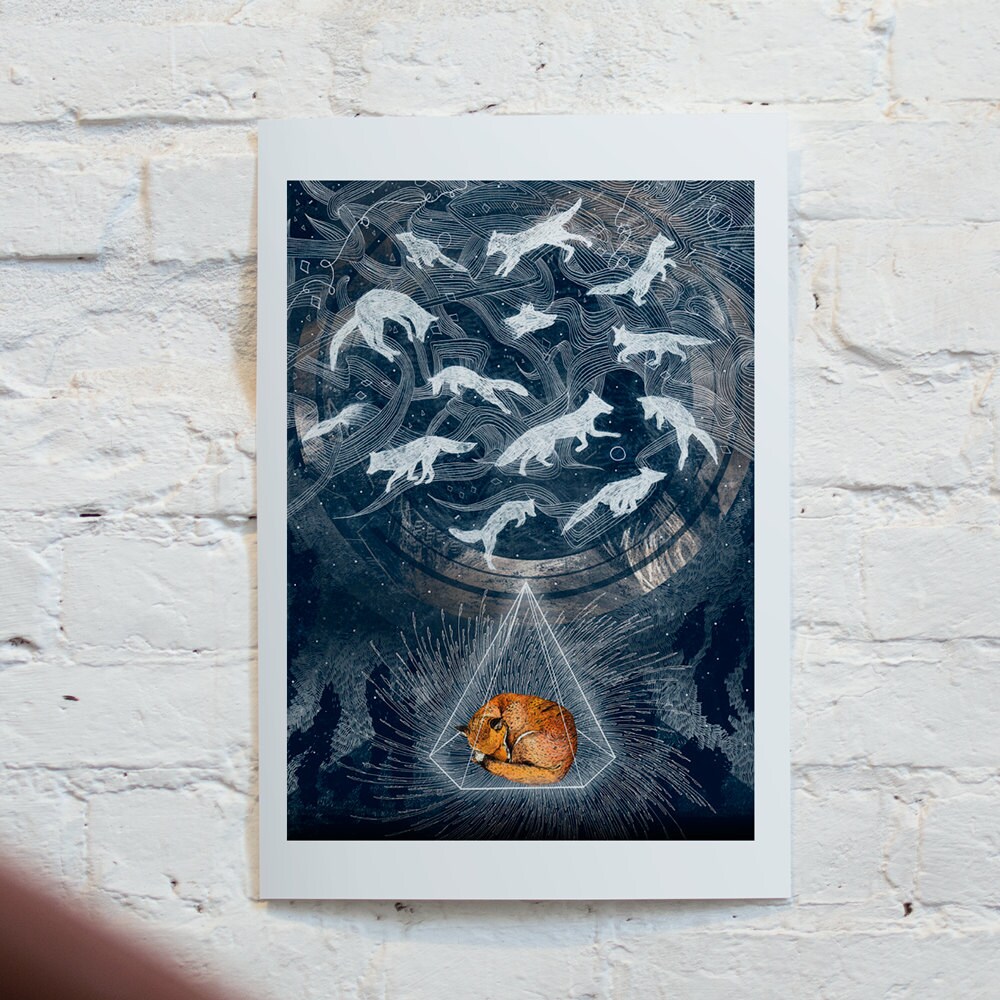 Ghosts // Signed A4 print | Etsy