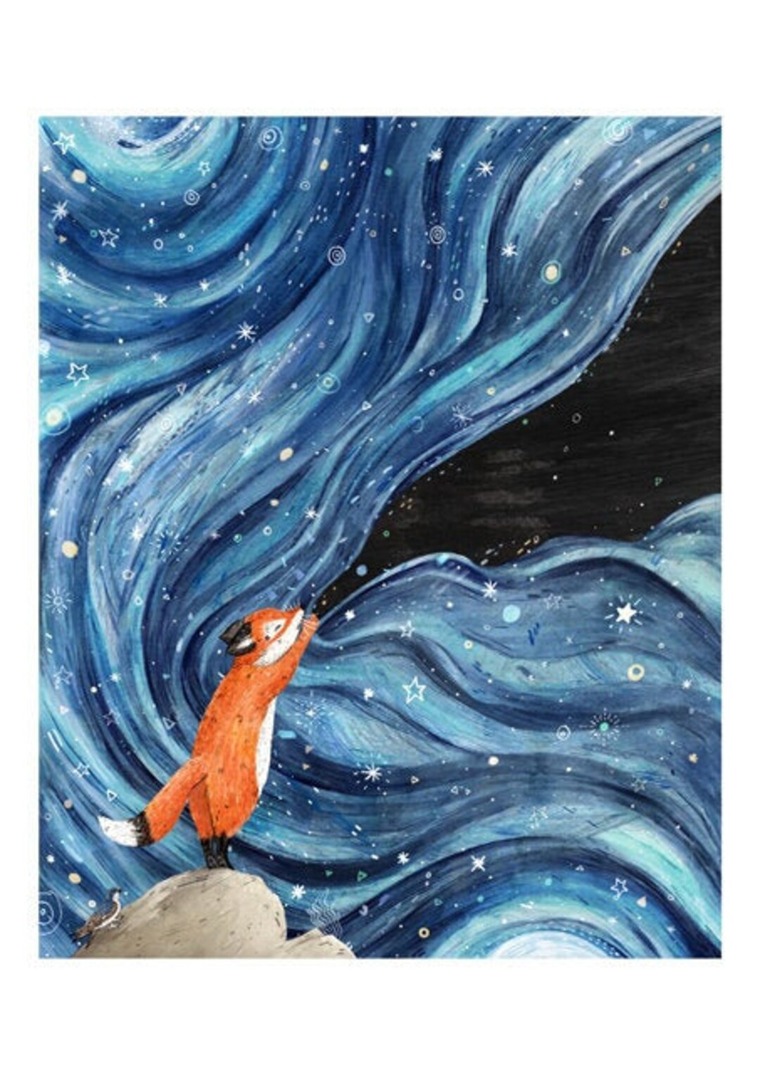 STAR BLANKET // Signed A4 Print - Etsy