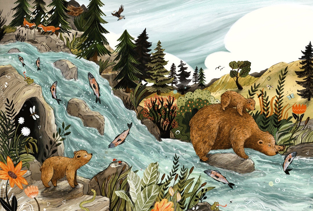BEARS // Signed A3 Print - Etsy