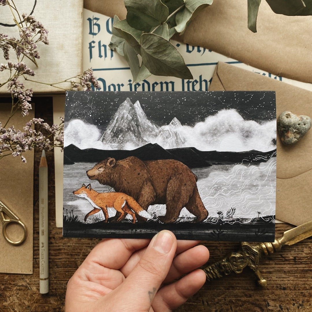 Night Walkers // Greeting Card - Etsy