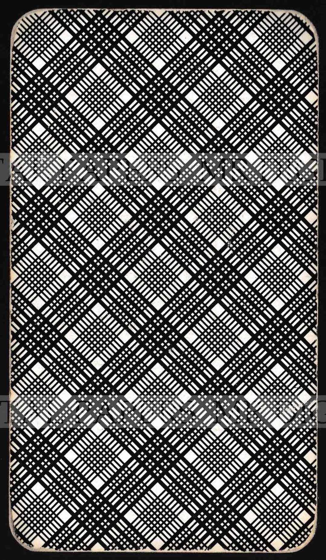 Antique Card / Antique Playing Card / Playing Card Back / Digital ...