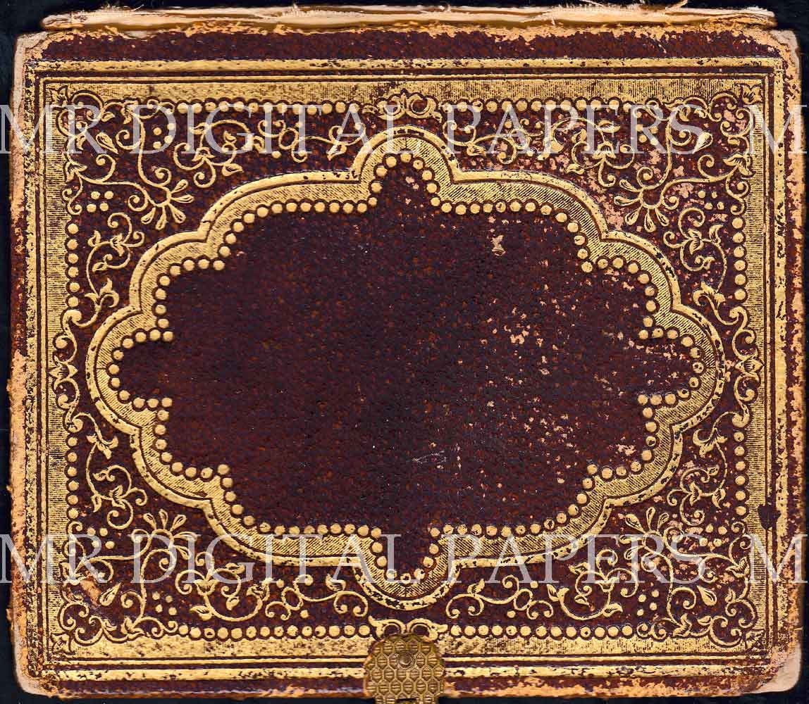 Antique Book Cover / 14 X 16 / Digital Instant Download / Book Cover ...