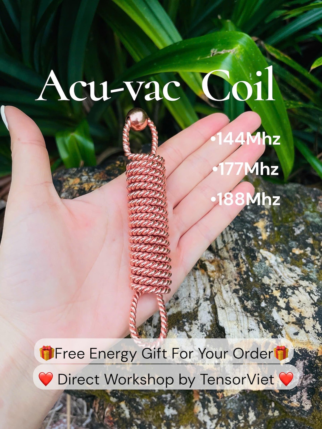 Acu-vac Coil – Pure Copper Energy Tool - Practitioner Tool - Tensor ...