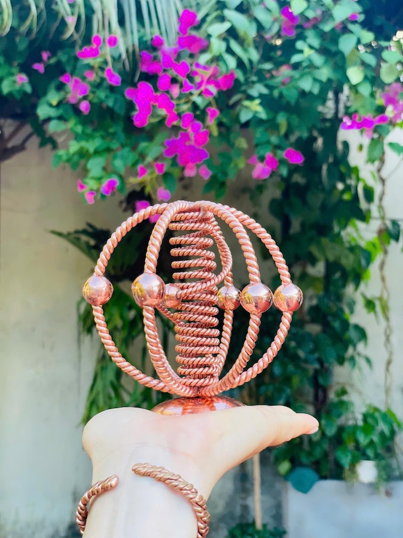 Red Copper Tensor Harmonizer & Torus: Sacred Geometry Energy Tool ...