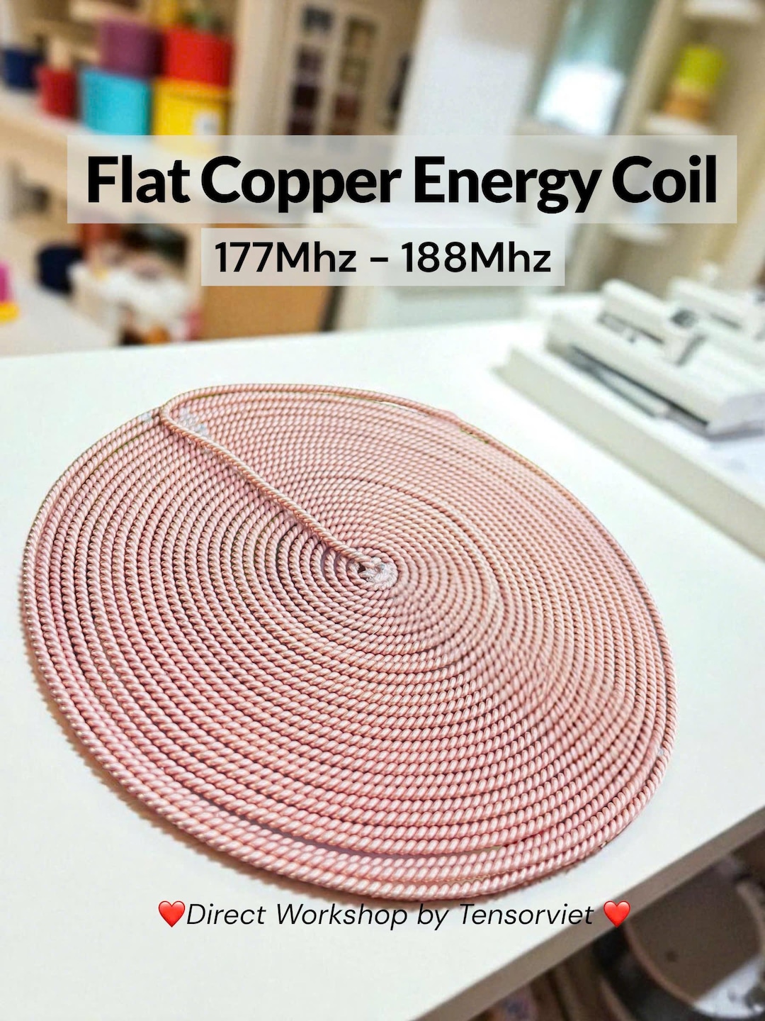 Hand-rolled Copper Energy Coil: Sacred Geometry Healing Tool - Etsy