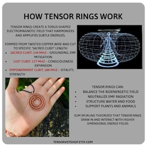 Red Copper Tensor Harmonizer & Torus: Sacred Geometry Energy Tool ...