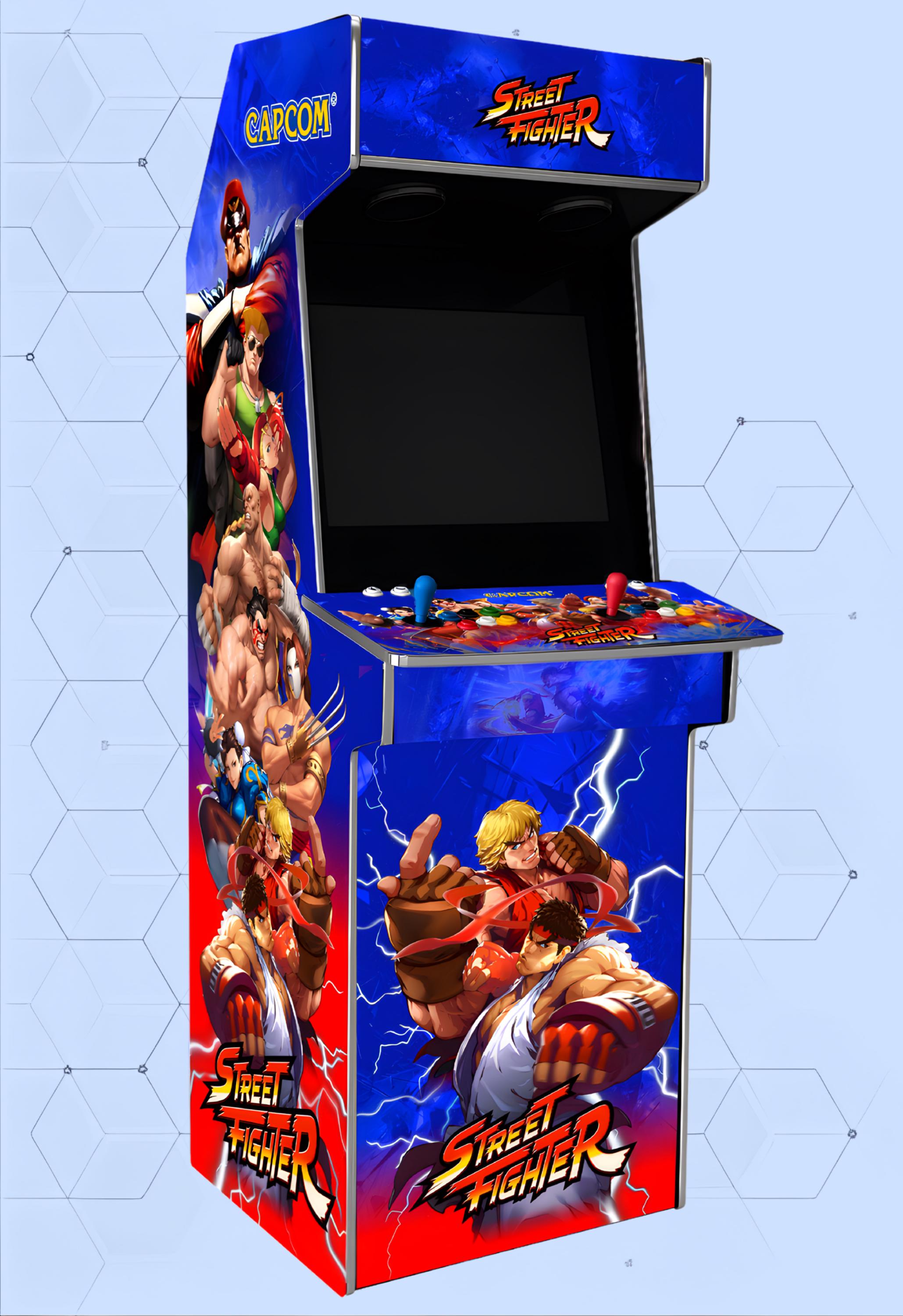 Street Fighter - Custom Arcade Vinyl Sticker Designs PDF - Printable ...