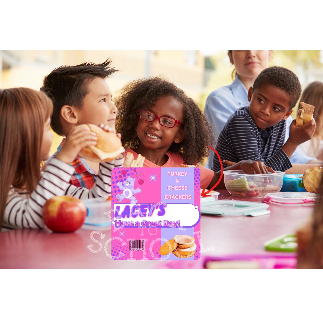 Editable Lunch Combo Label Template: Personalized Kids' Lunch (canva ...