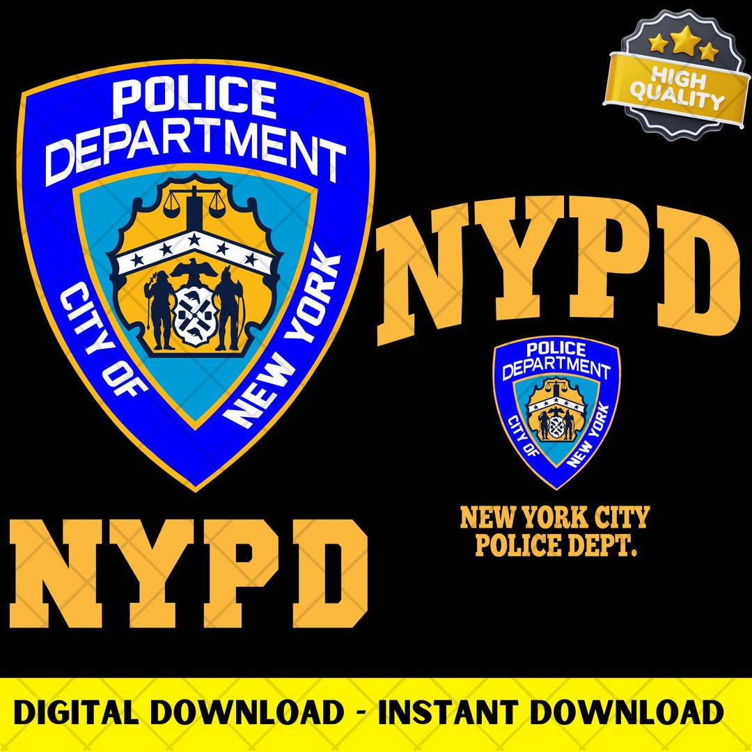 New York Police Department Nypd PNG SVG, US Special Police Graphics for ...