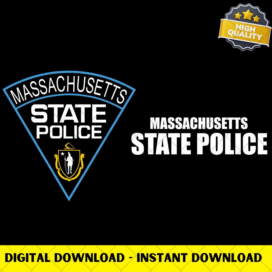 Massachusetts Police State Logo PNG SVG, US Special Police Graphics for ...