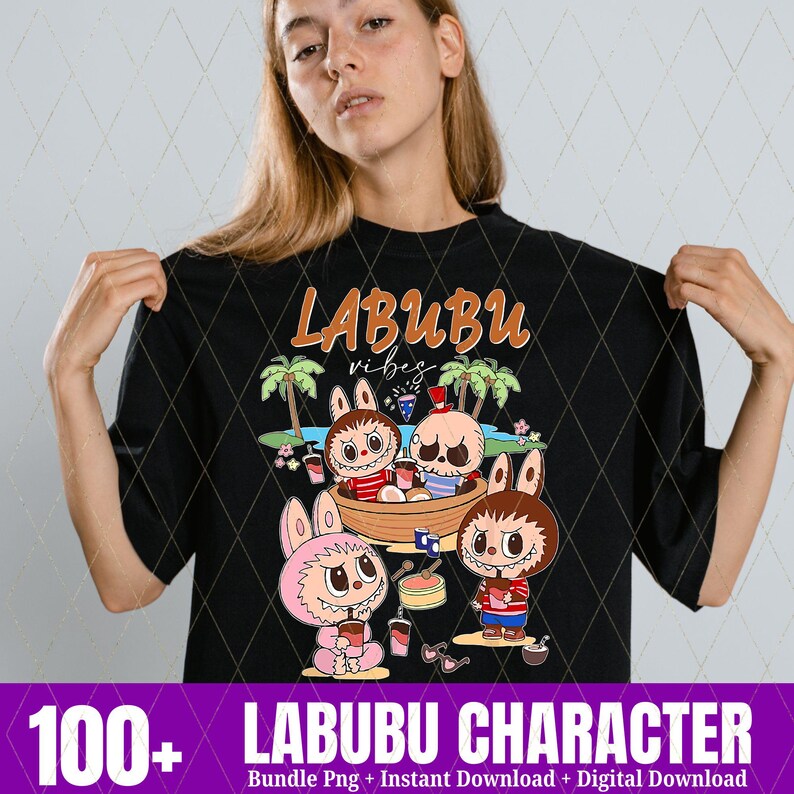 100+ Labubu Designs Bundle PNG, Vector Digital File for Cricut, Laser ...
