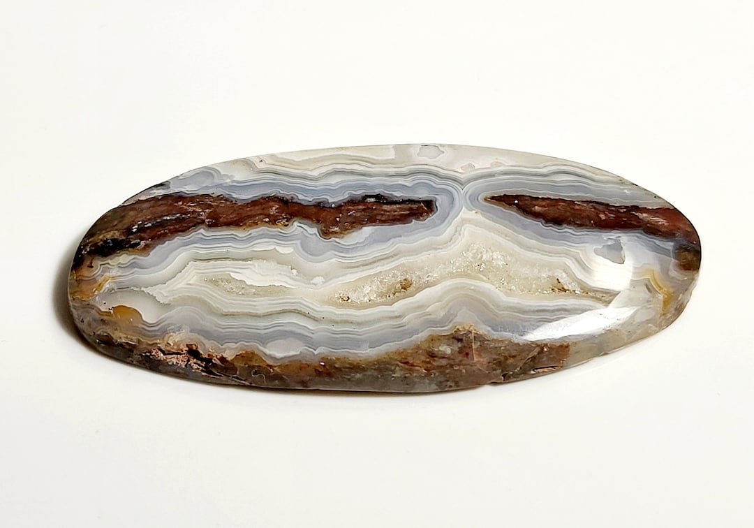 Laguna Lace Agate Cabochon Cap - Etsy