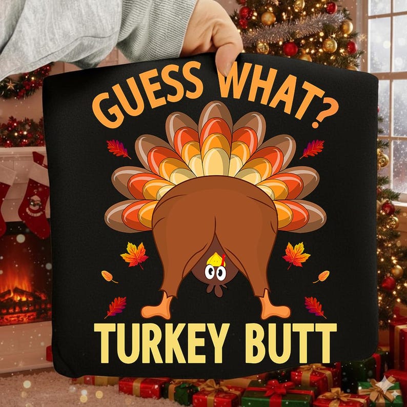 Funny Thanksgiving Turkey Butt PNG Bundle - Gobble Me, Turkey Day ...