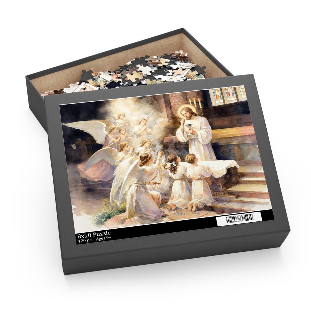 First Communion Puzzle for Kids Catholic Gift Religious Game Sacrament ...