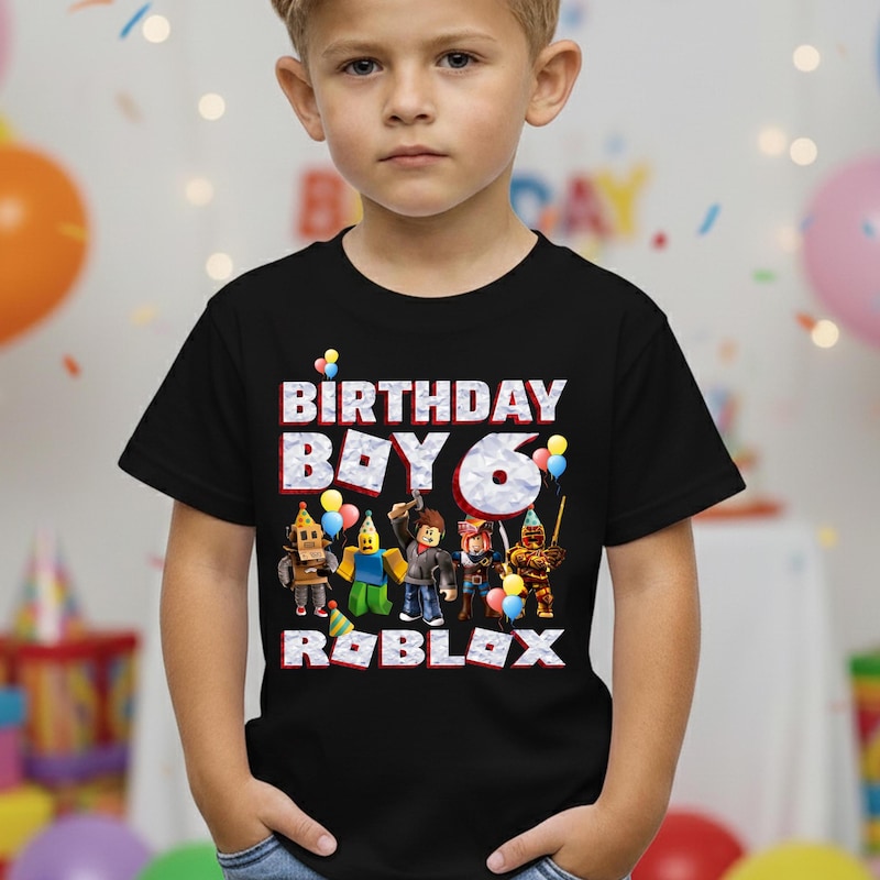 Roblox Boy 5 Birthday Png - Etsy