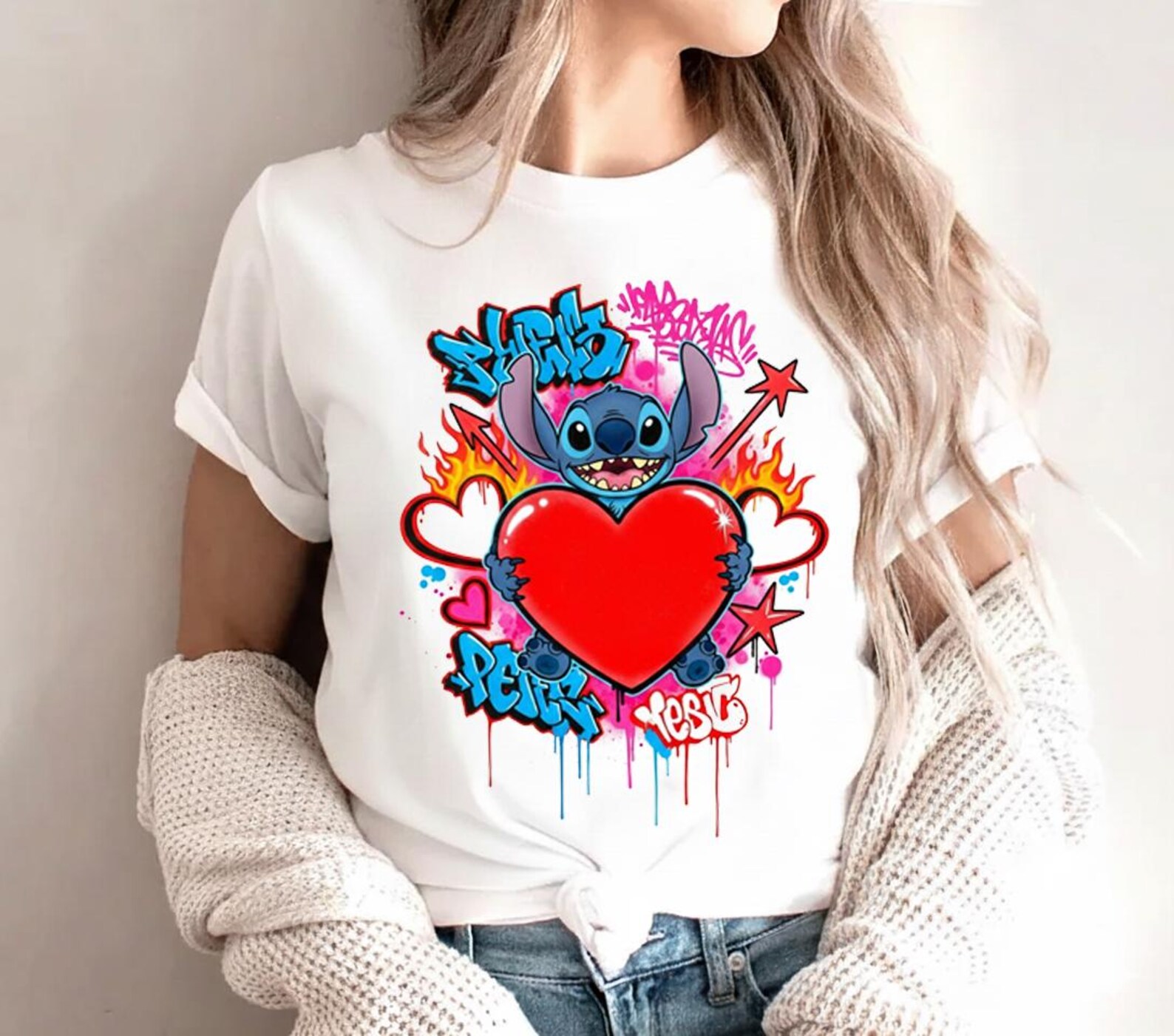 Graffiti Stitch Valentine Candy Heart Png Add Your Name or Text Etc ...
