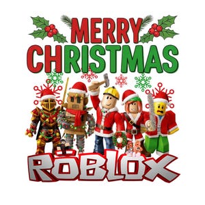 Christmas Roblox PNG Clipart, Game Sublimation (digital Download) - Etsy