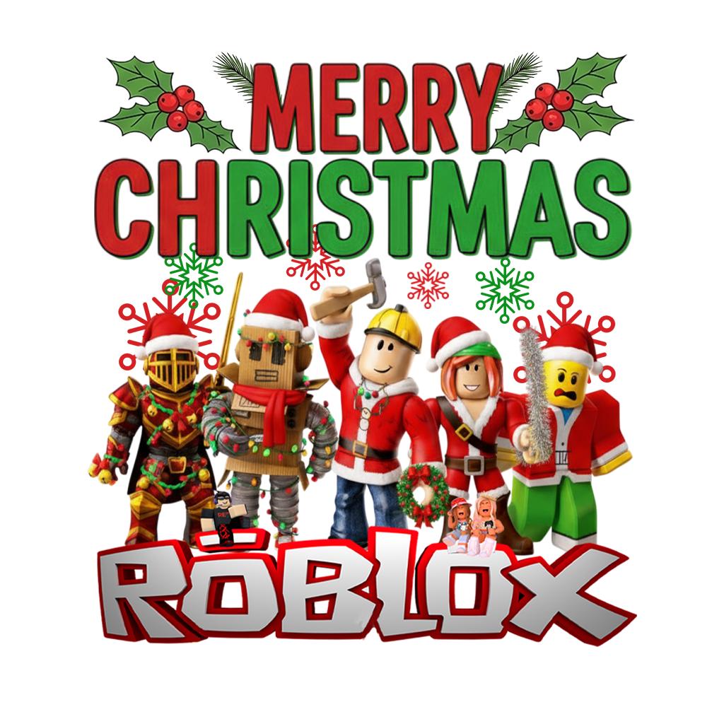 Christmas Roblox PNG Clipart, Game Sublimation (digital Download) - Etsy