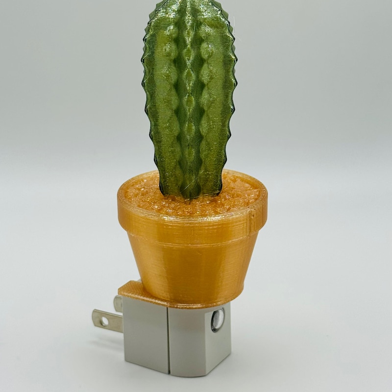 Cactus Led Nightlight - Etsy