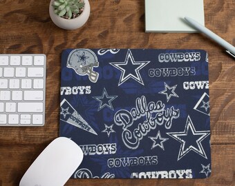 Mouse Pad Dallas Cowboys NFL Fabric Covered Mousepad Mat - Etsy
