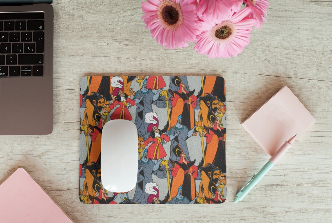 Disney Villains Mousepad Hercules Lion King Hook Aladdin - Etsy