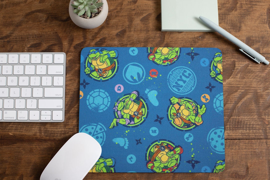 TMNT Mousepad made With Licensed Fabric - Etsy