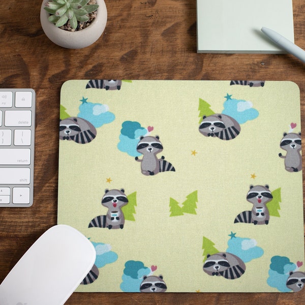Raccoon Trash Mousepad - Etsy