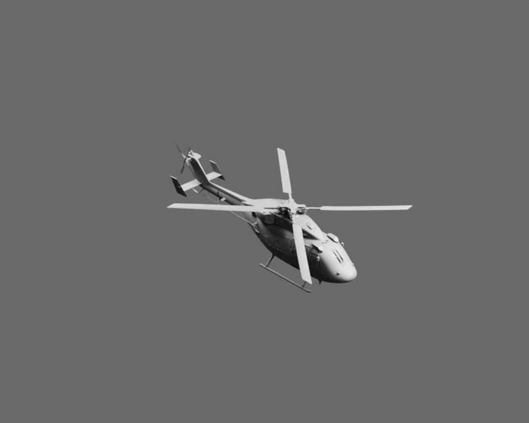 ALH Dhruv Helicopter STL – Modern Military Chopper 3D Model for ...