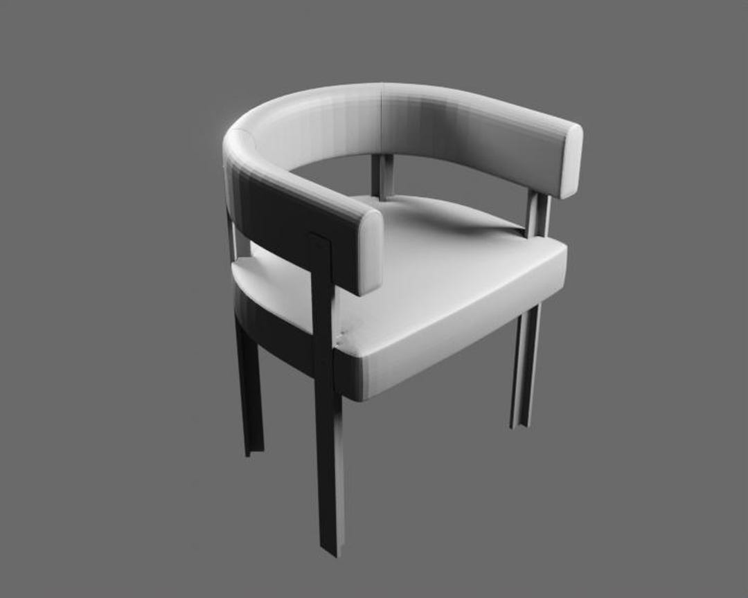 Baxter T Chair STL File – Bold Modern Designer Chair 3D Printable Model ...