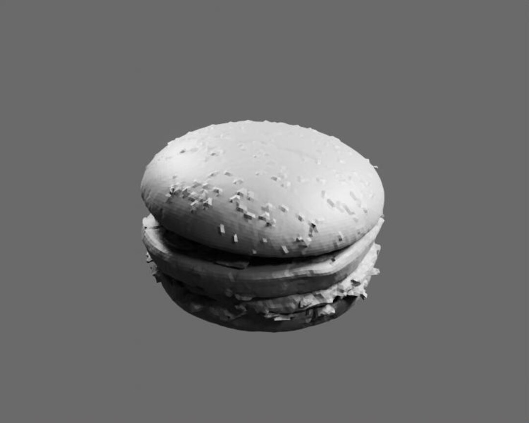 Hamburger STL File – Realistic 3D Printable Burger Model - Etsy