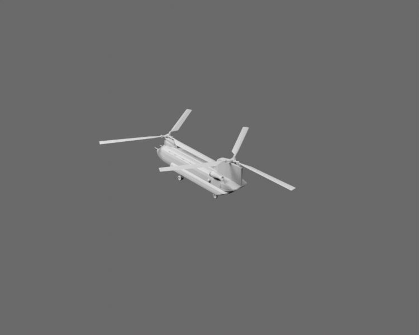 CH-47 Chinook Helicopter STL File – Military Transport Aircraft 3D ...