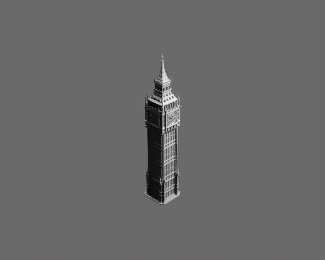 Big Ben STL File – Iconic London Clock Tower 3D Printable Model - Etsy UK