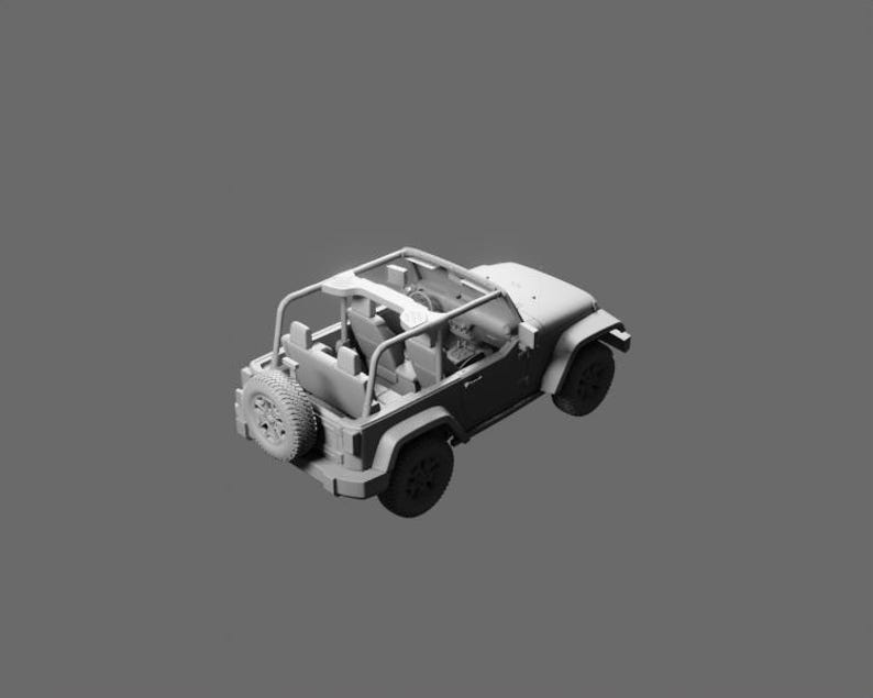 2010 Jeep Wrangler STL File – Detailed Off-roader With Interior 3D ...