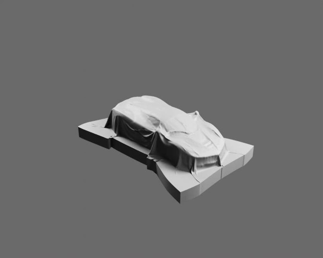 Covered Ferrari STL File – Car Reveal Presentation 3D Printable Model ...
