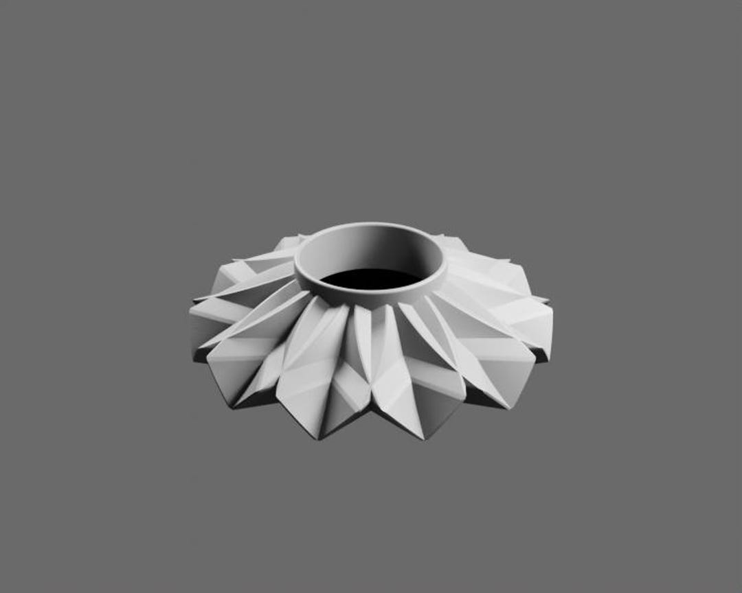 Flower STL File – Decorative 3D Printable Floral Model - Etsy