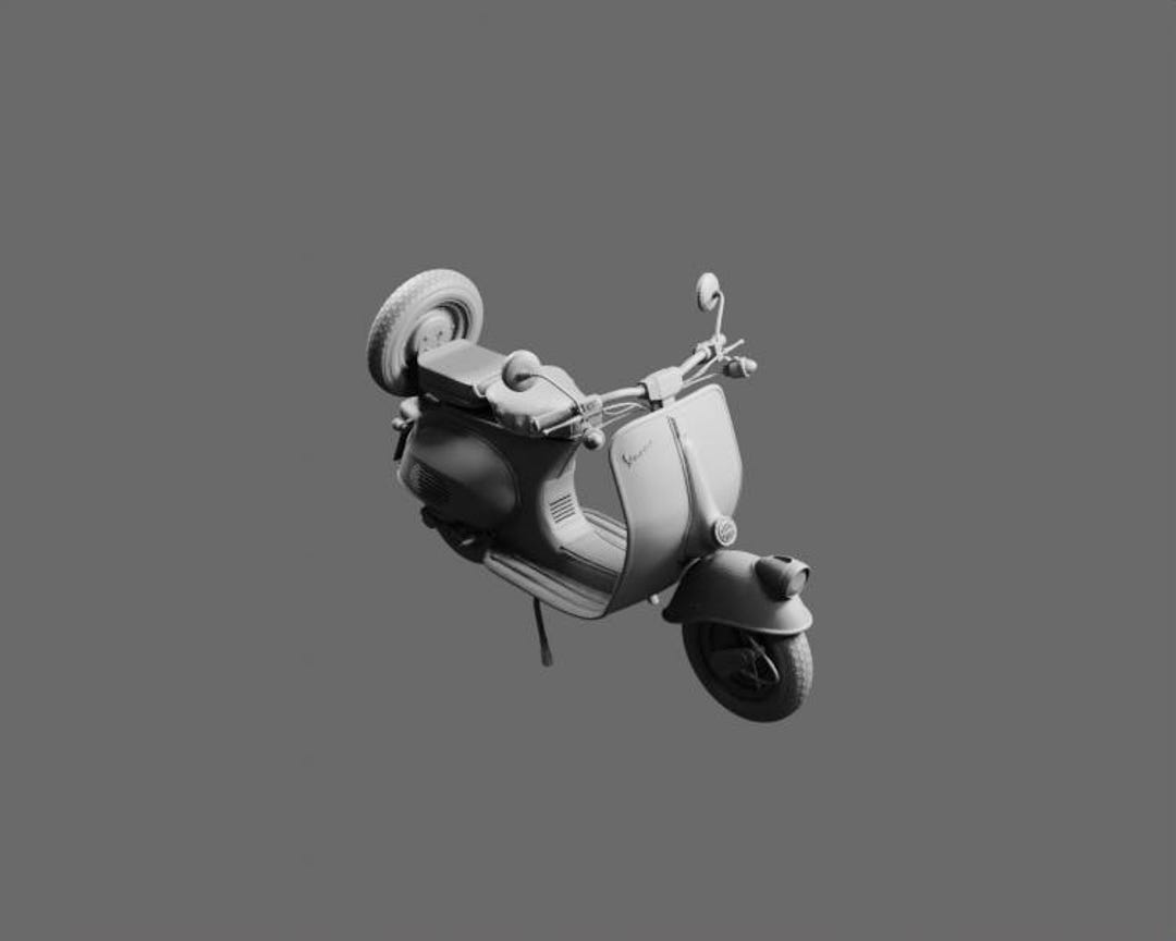 Customized Vespa STL File – Retro Scooter 3D Printable Model - Etsy