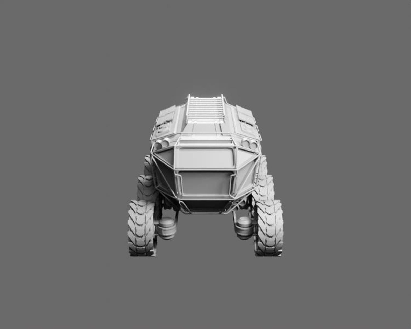 Planetary Rover STL File – Futuristic Space Exploration Vehicle 3D ...