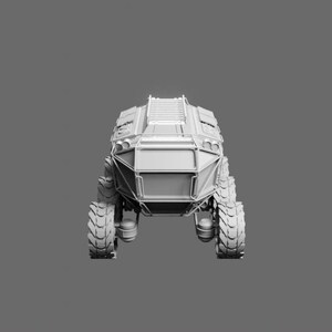 Planetary Rover STL File – Futuristic Space Exploration Vehicle 3D ...